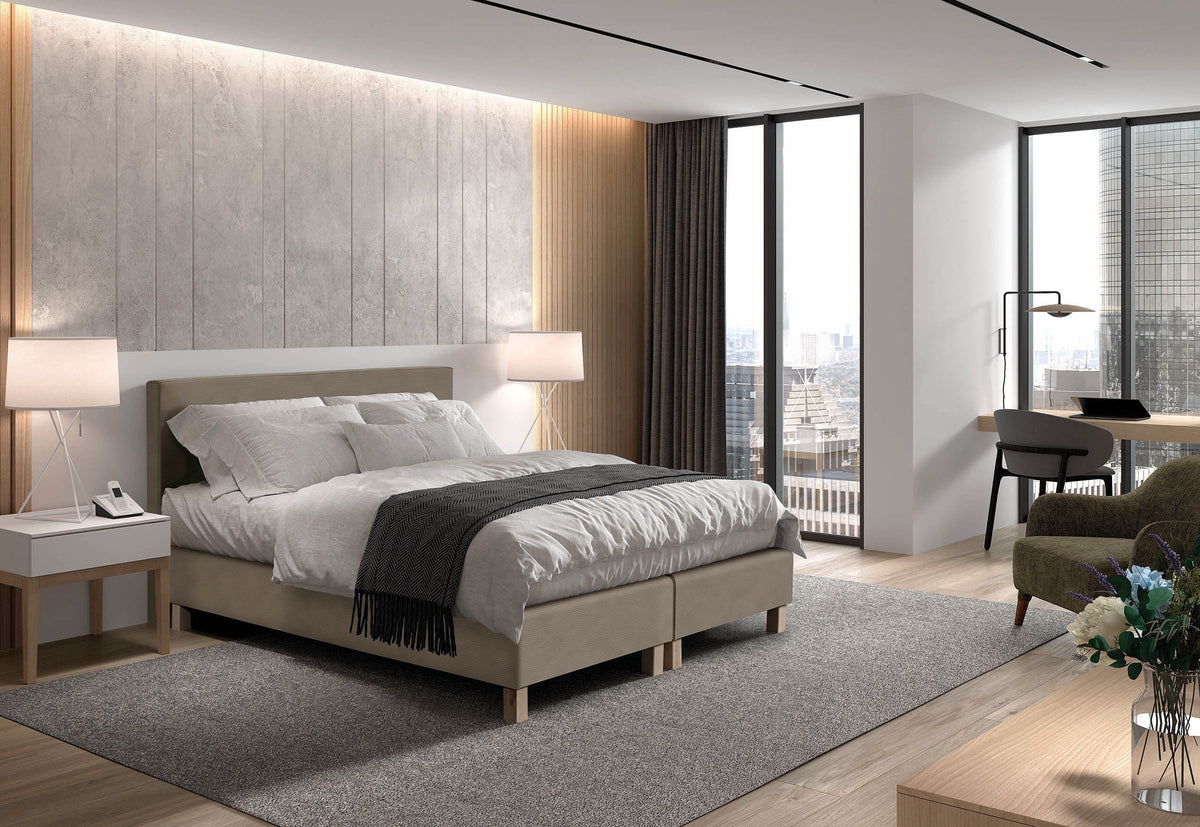 Willem Hiele: Boxspring met hoofdbord – Revor Group Hotel Concept